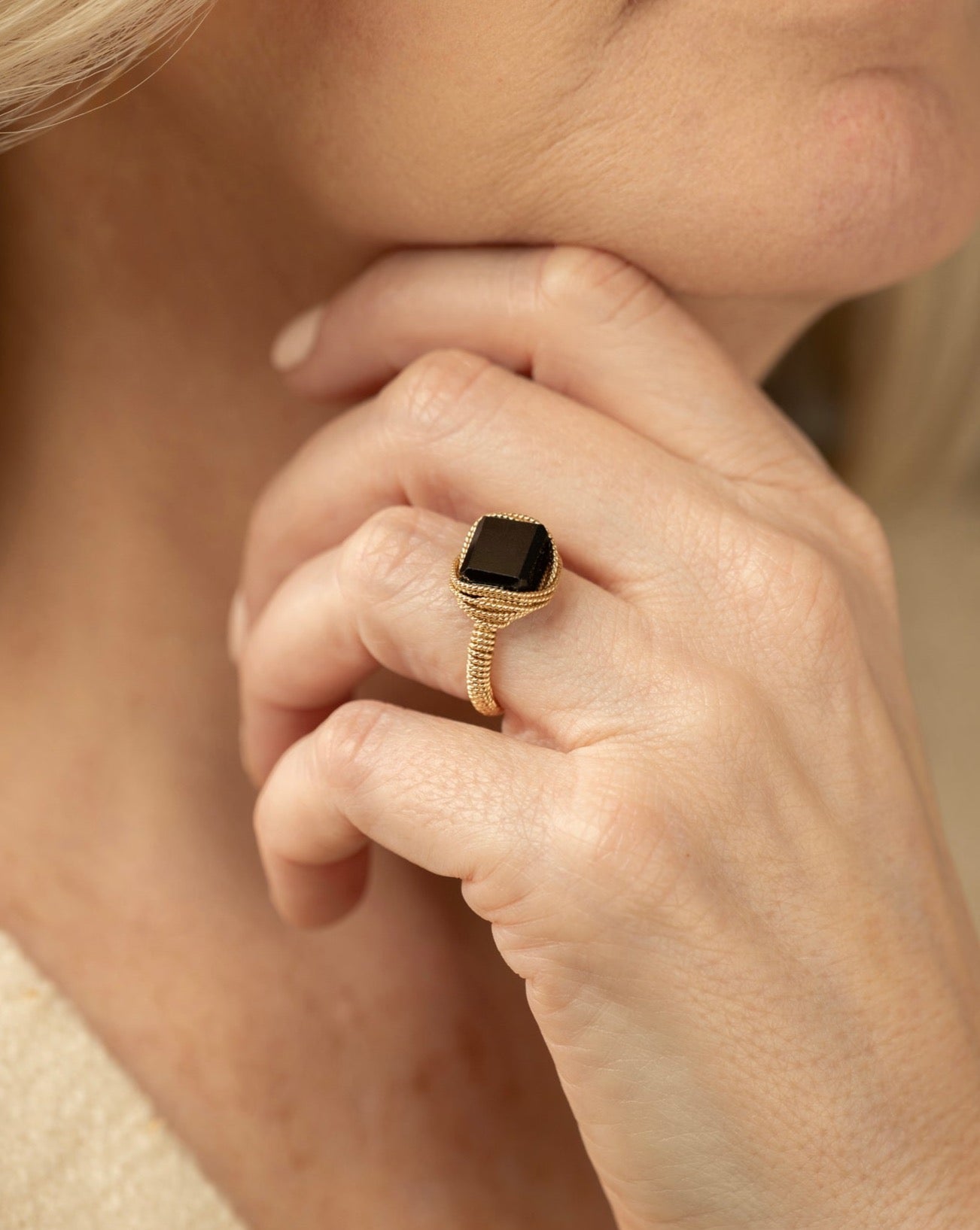 Raj Rock Twisted Wire Nest Ring - Judith Bright Designer Jewelry