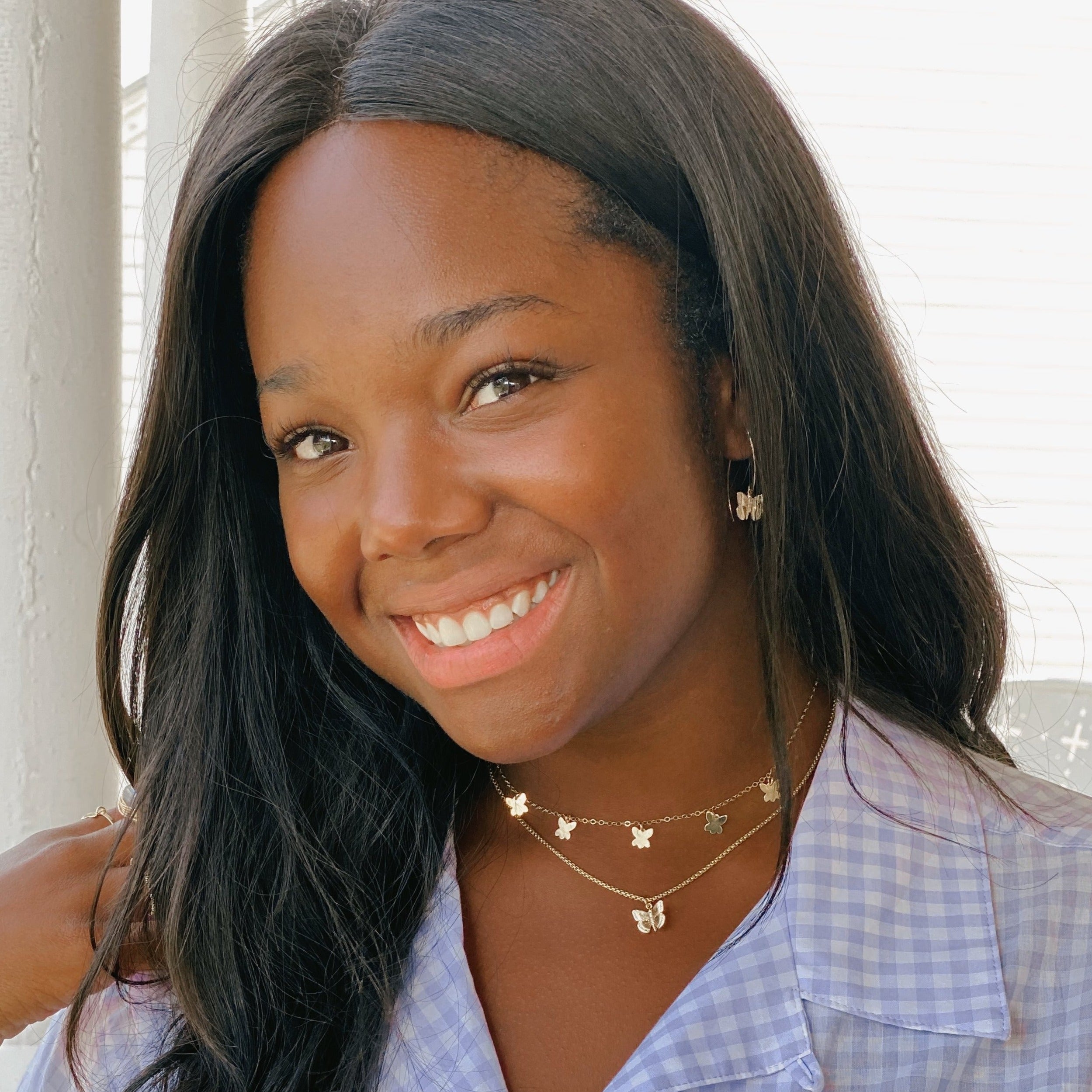 Medium Butterfly Necklace - Judith Bright Designer Jewelry