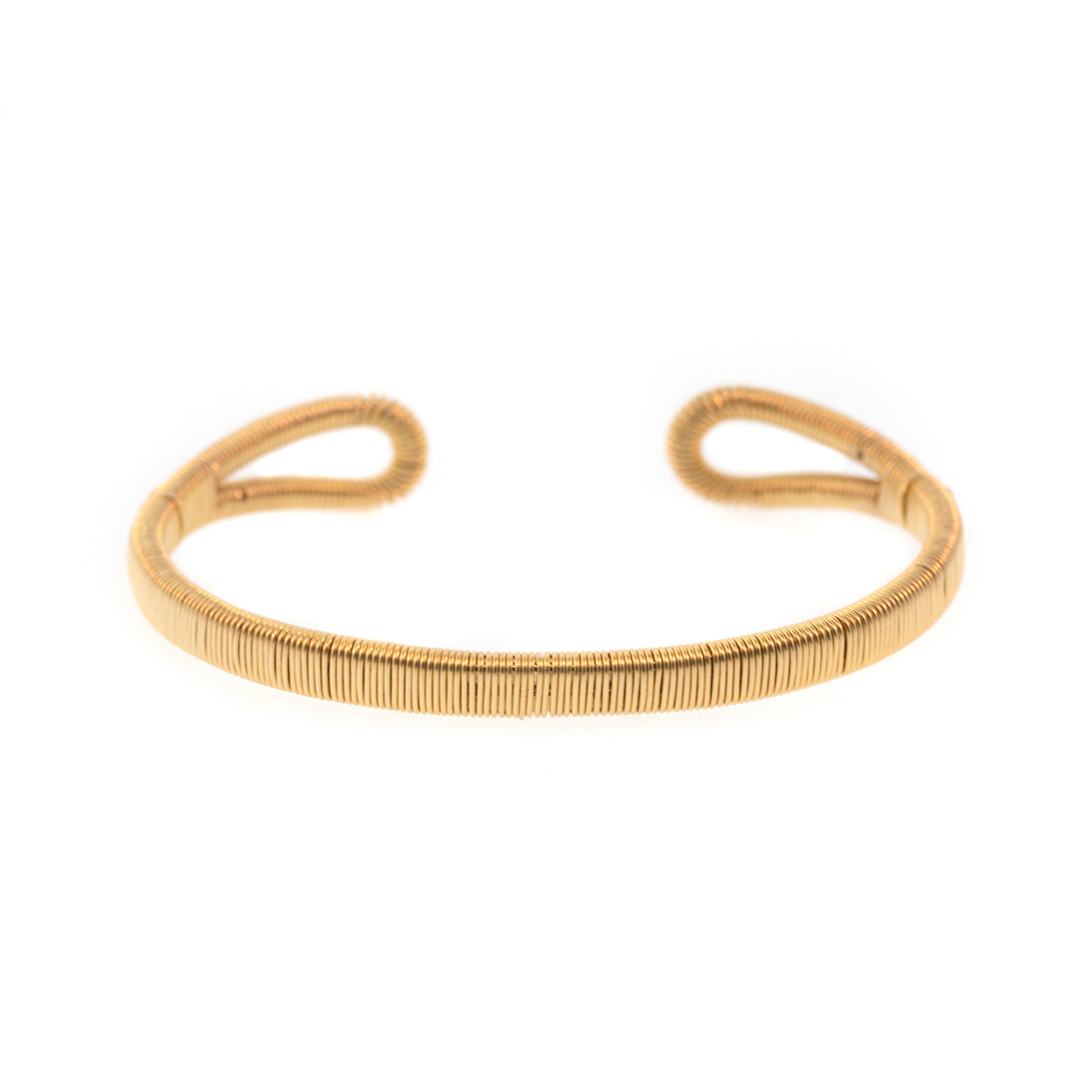 Thin Wrapped Cuff - Judith Bright Designer Jewelry