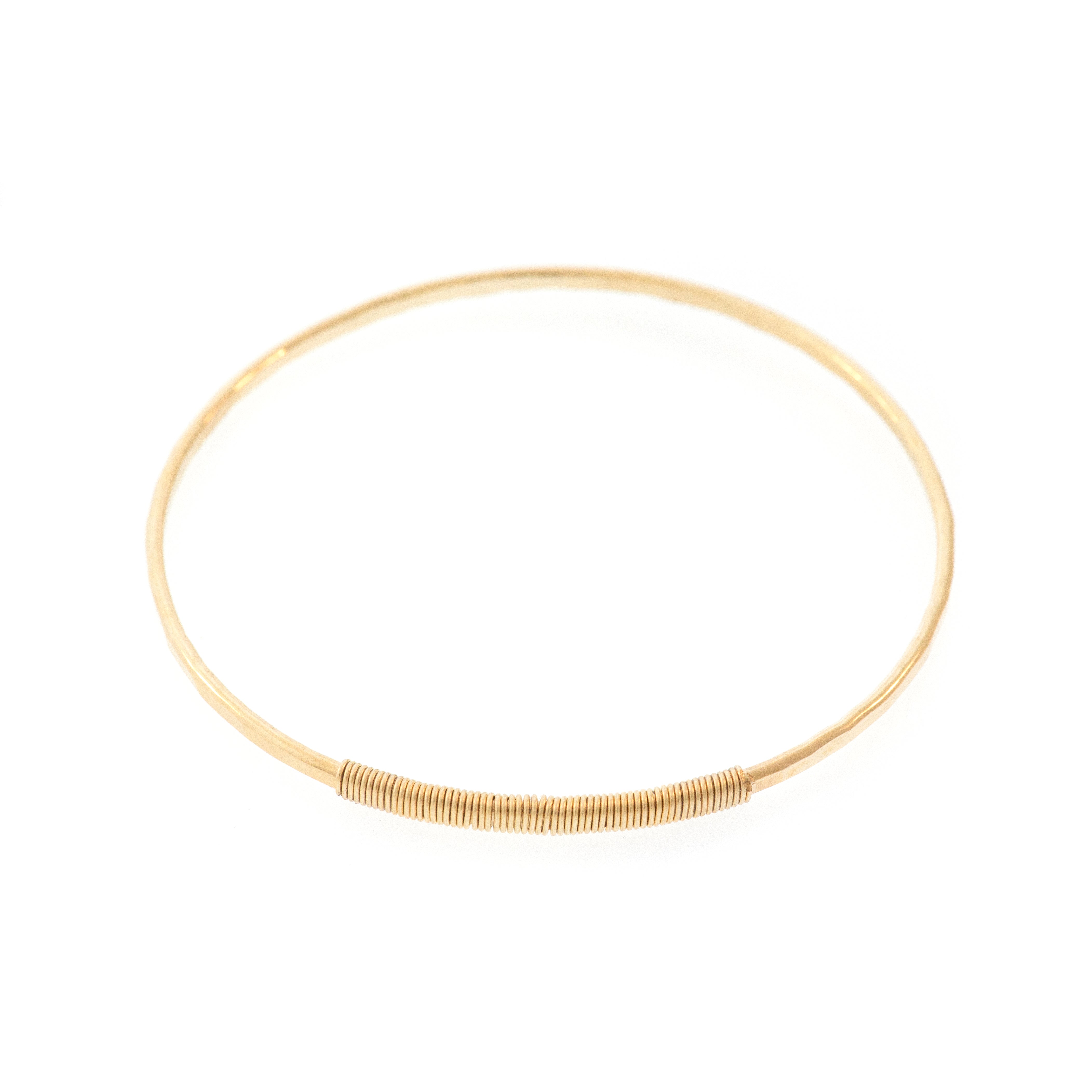 Hammered Bangle - Judith Bright Designer Jewelry